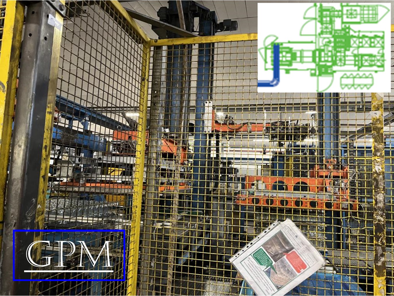 Full-automatic Palletizer EMS-Zechetti with four row stacker - GPM ...